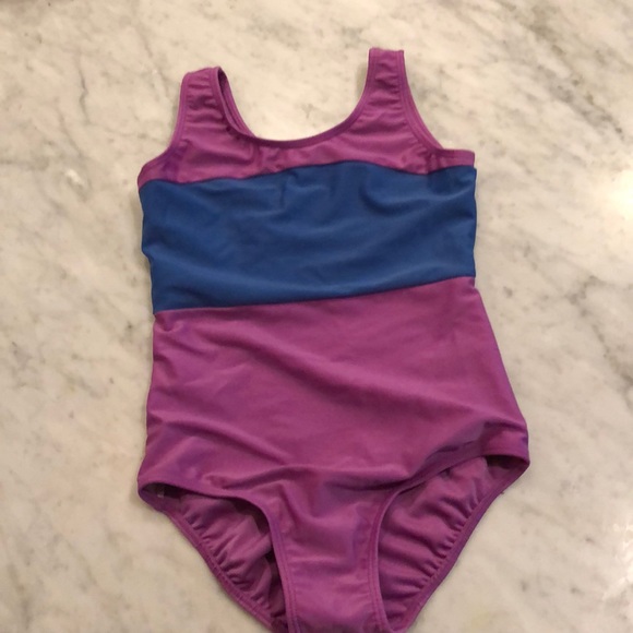 Danskin | Other | Danskin Girls Colorblock Gymnastics Leotard | Poshmark